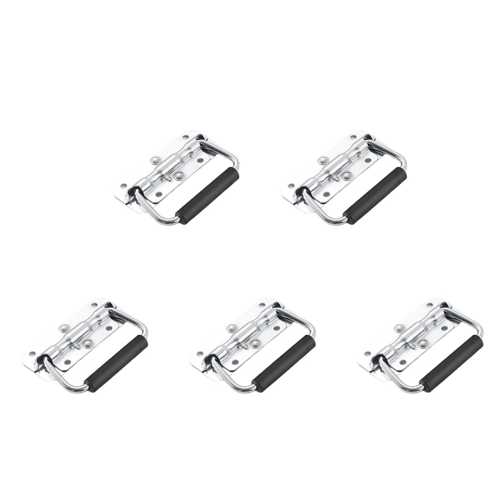 CIYISON 5pcs Spring Loaded Handles Metal Folding Handles for Cabinets ...
