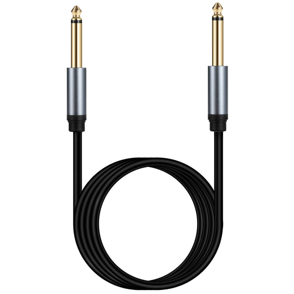 CIYISON 6.35mm Mono Port 1/4" TS Cord Unbalanced Guitar Patches Line ...