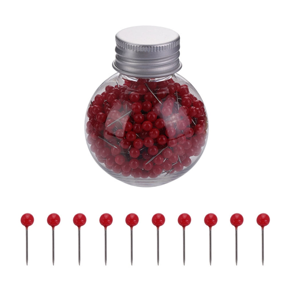 CIYISON 600 Pcs/Set Straight Pins Quilting Pins Sewing Pins Colourful ...