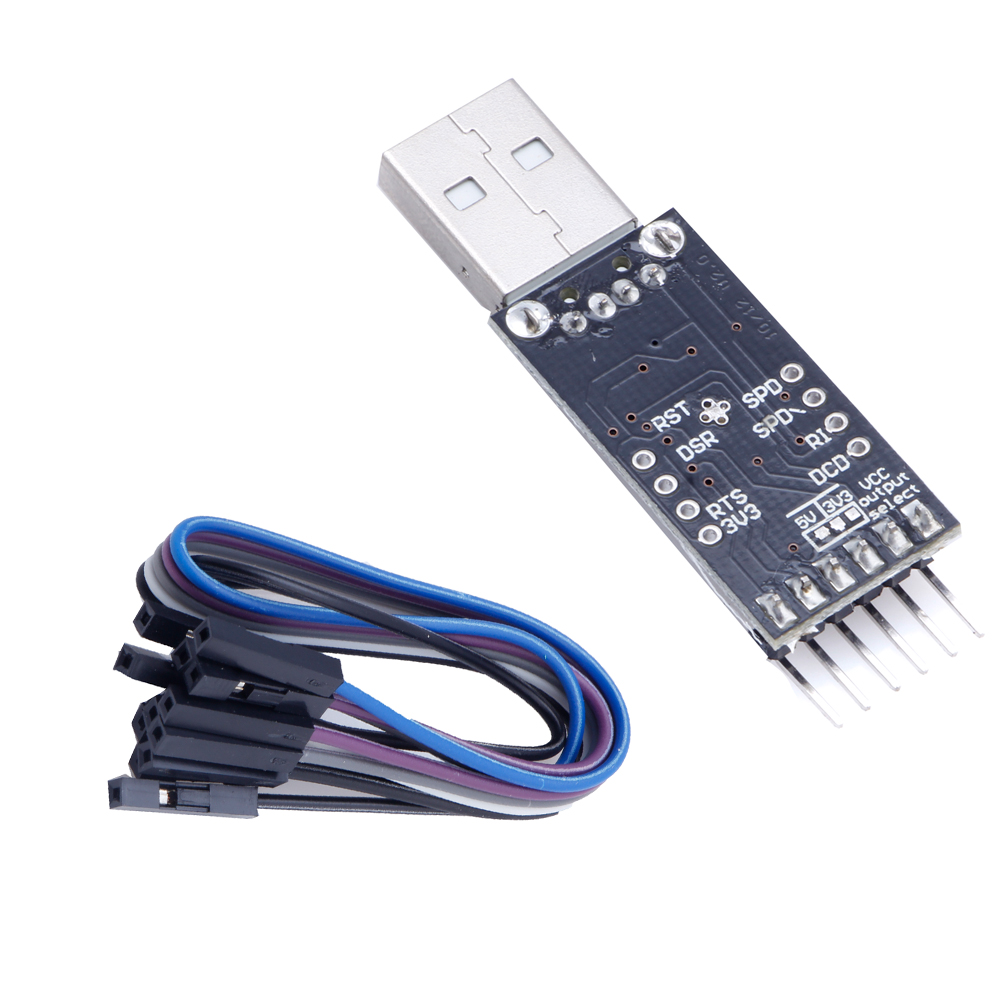 CIYISON 6PIN CP2102 Module STC Download Cable USB 2.0 To TTL Serial Converter - Walmart.com