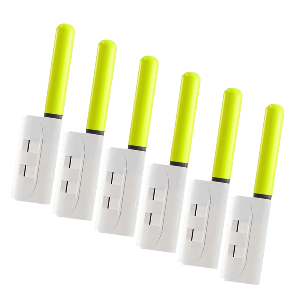 CIYISON 6Pcs Reusable Fishing Rod Tip Light Led Fising Glow Stick Fish ...