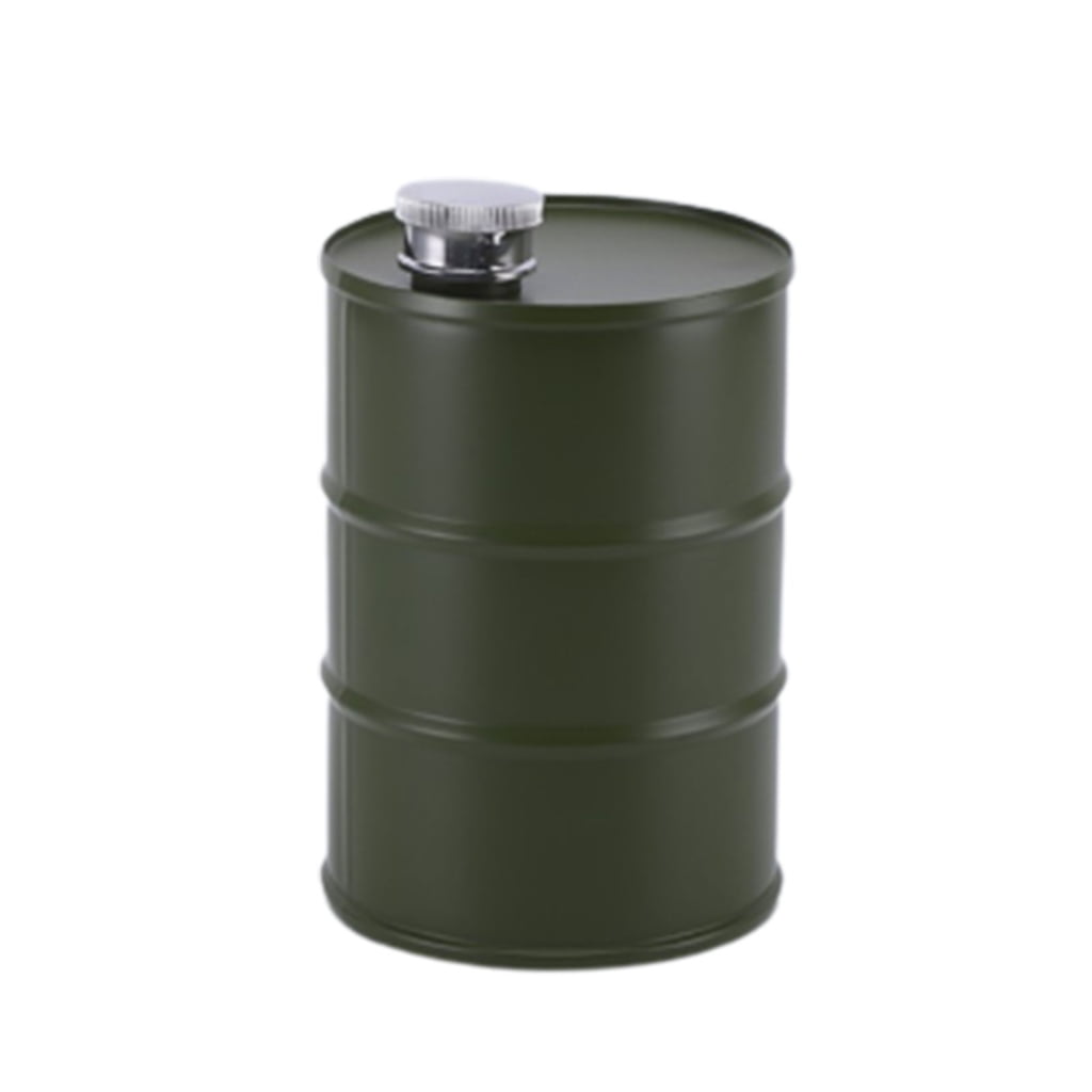 CIYISON 750ml Stainless-Steel Barrel Shape Wine Flasks Whiskey Pot ...