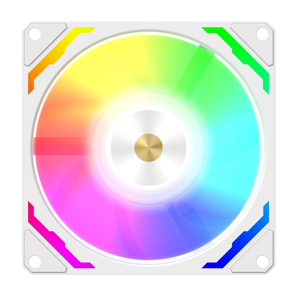 CIYISON 90mm PWM Fan With ARGB LED Lights Customizable Color Quiet ...