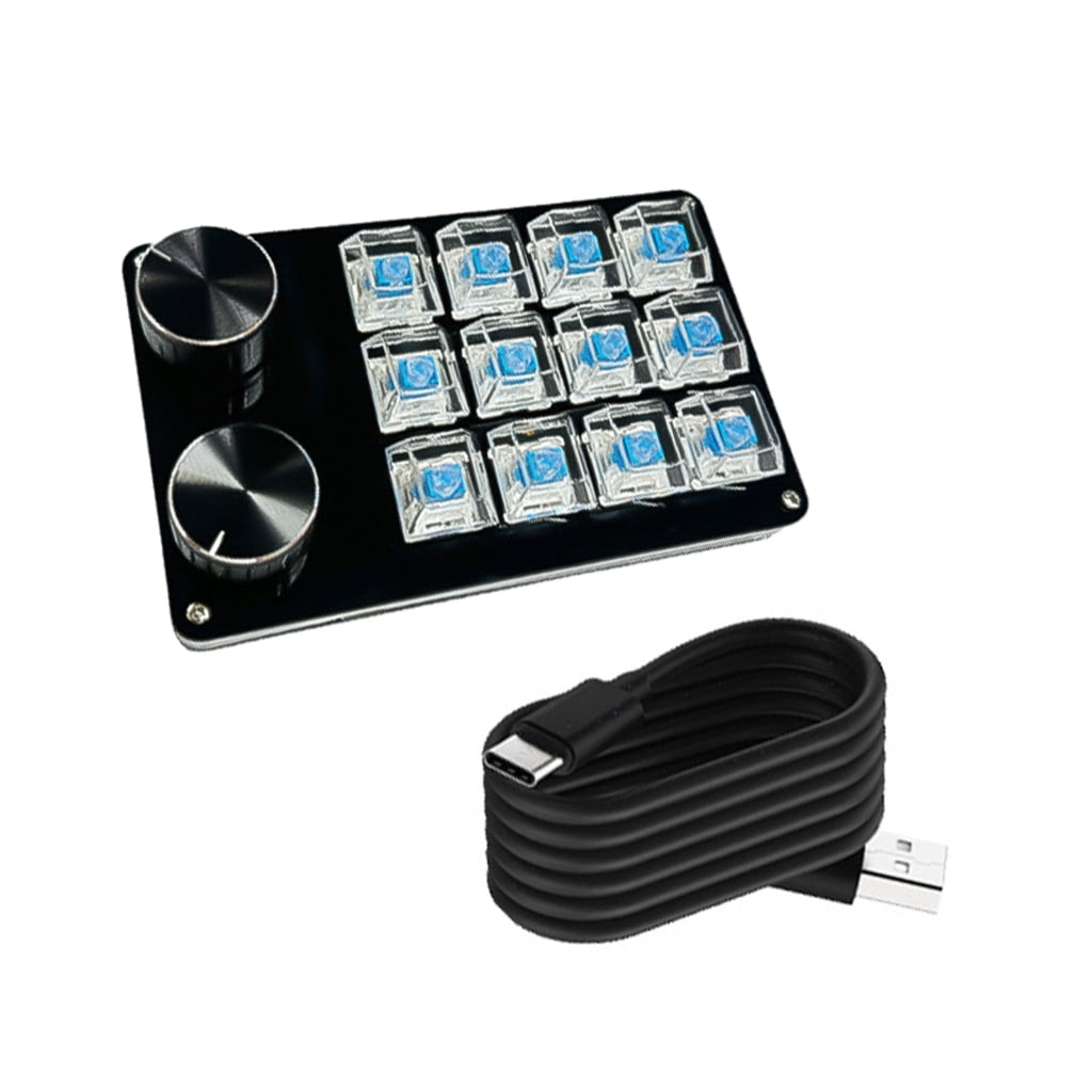 CIYISON 9Key/10Key/12Key/15Key Mechanical Macro Keypad with Personalizes Knob, Hot Swappable ...
