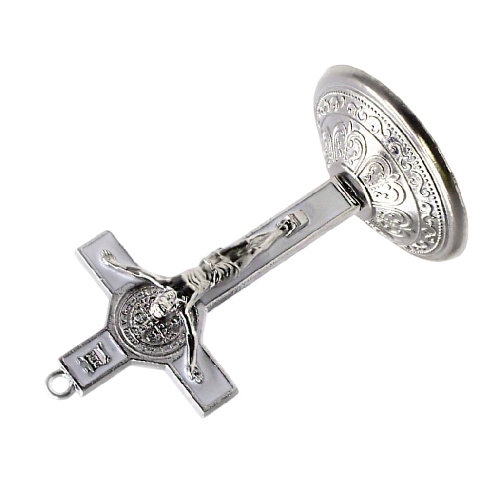 CIYISON 9cm Crosses Statue Christian Religious Table Ornament Metal ...