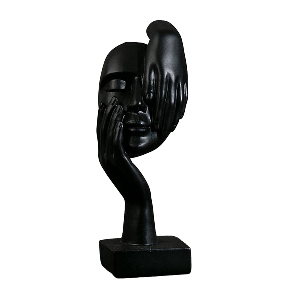 CIYISON Abstract Art Woman Face Statue with Strong Texture for Office ...