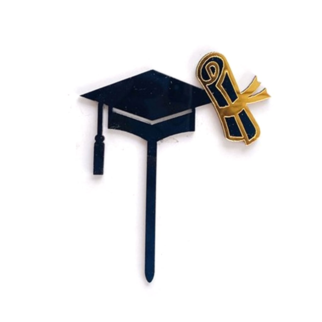 CIYISON Acrylic Cake Toppers Perfect for Graduations Bachelor Cap ...