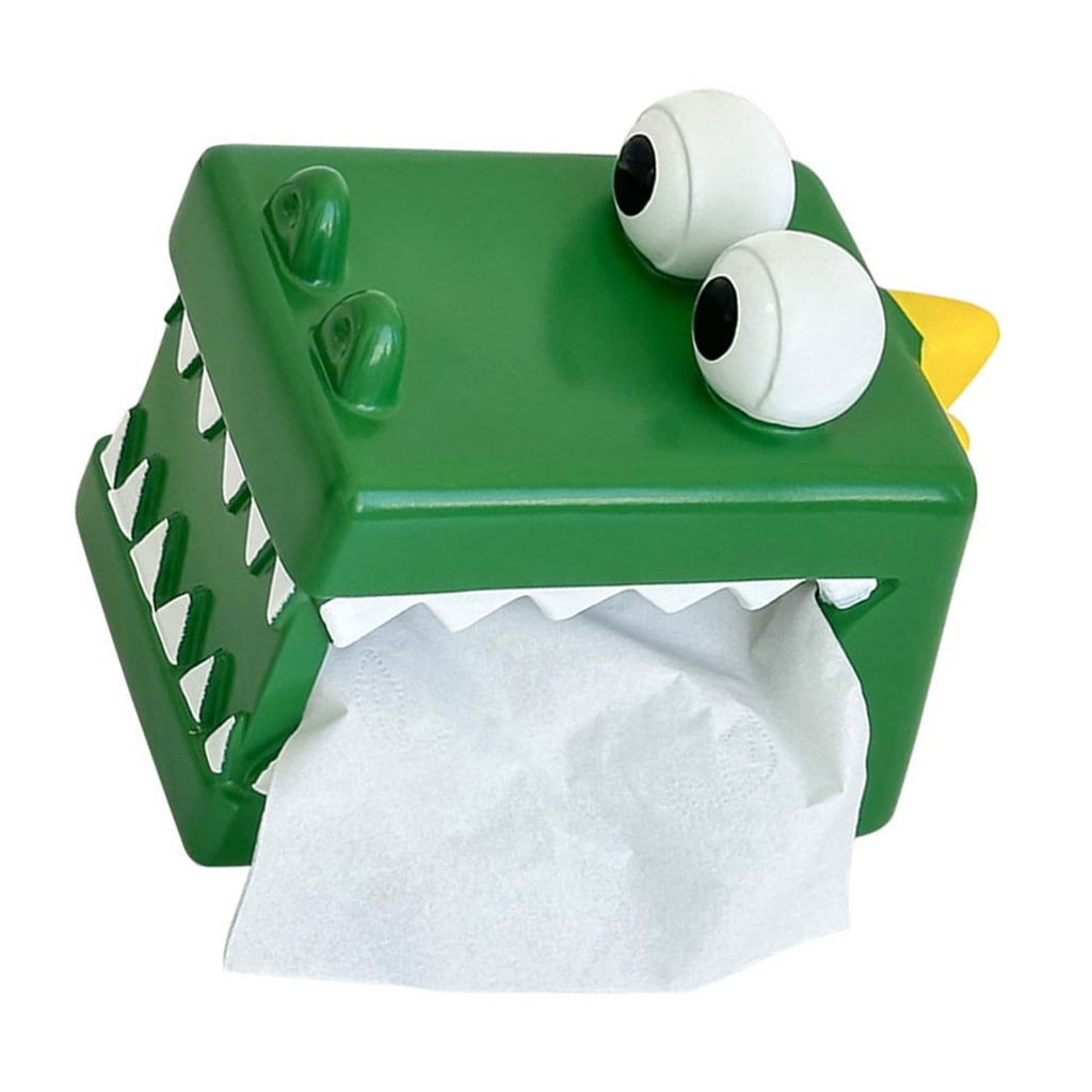 CIYISON Adorable Alligator Designs Tissue Box Holder for Home Kitchen ...