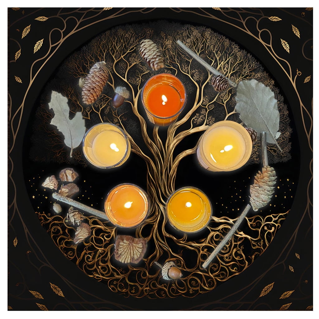 CIYISON Altar Cloth Tapestry Life Tree Tablecloth Ritual Spiritual ...