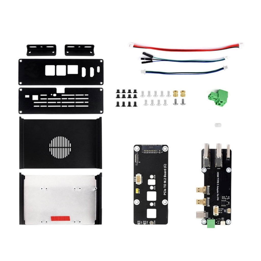 CIYISON Aluminum Case For RPi 5 Board Cover Enclosure PCIE Expansion ...