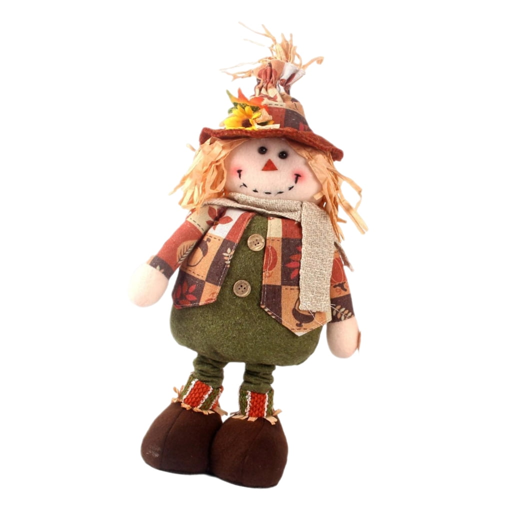 CIYISON Autumn Harvest Standing Scarecrow Dolls Thanksgiving ...