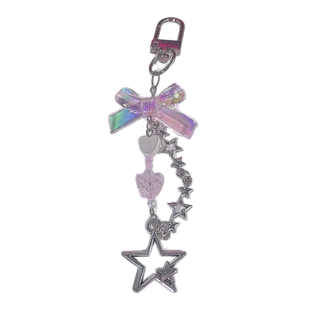 CIYISON Beaded Keyring Colorful Mobile Phone Chain Stylish Pendant for ...