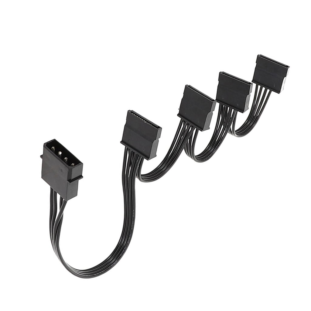CIYISON Big 4pin to 2/3/4/5 SATA 15Pin Power Extension Cable IDE to ...