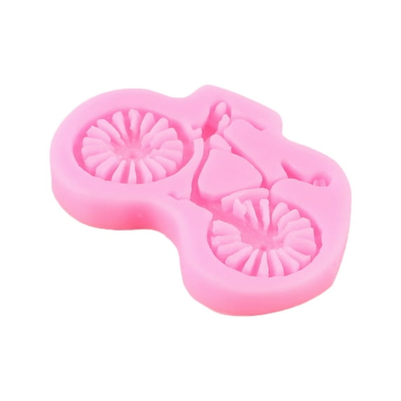 CIYISON Bike Resin Mould Crafting Jewellery Molds Decors Keychain Rings Mold Bookmarks Mold ...