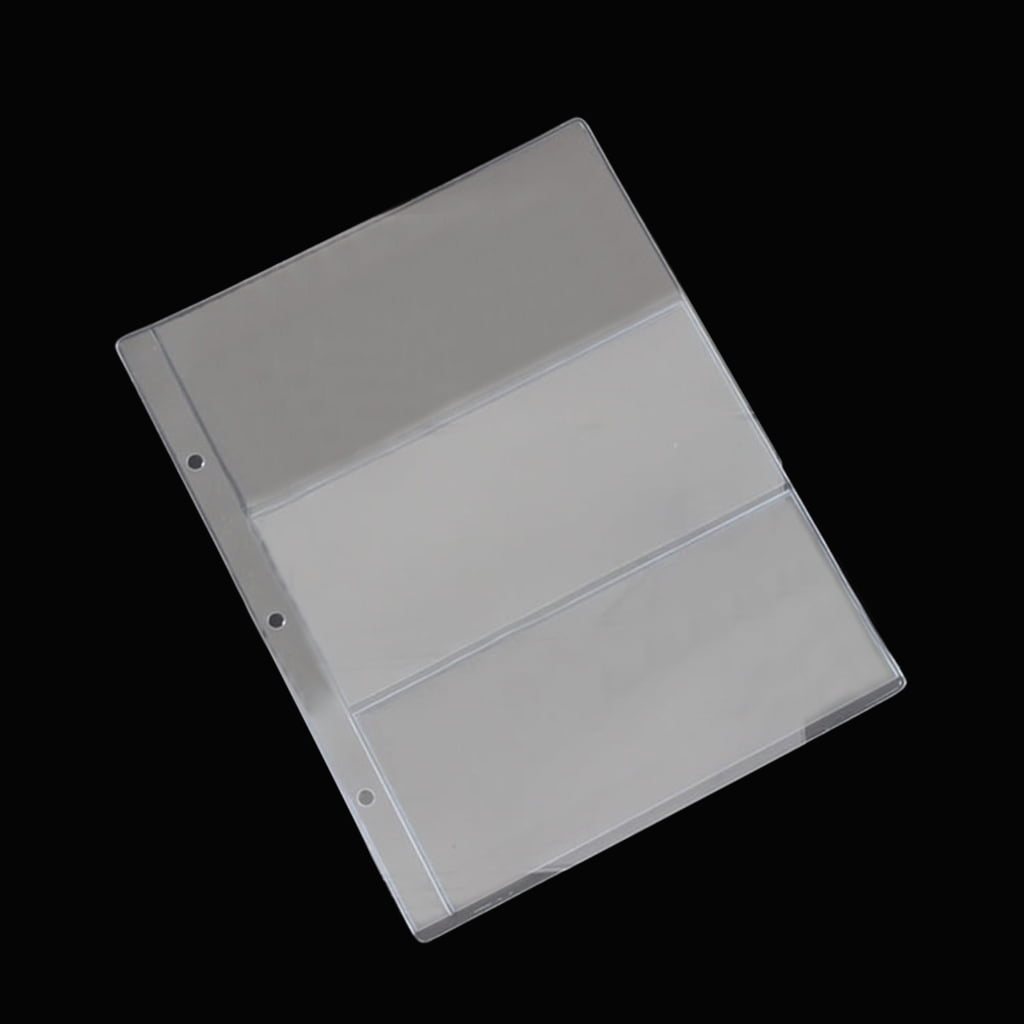 CIYISON Binder Sleeves Transparent Photo Album Binder Refill Inner ...