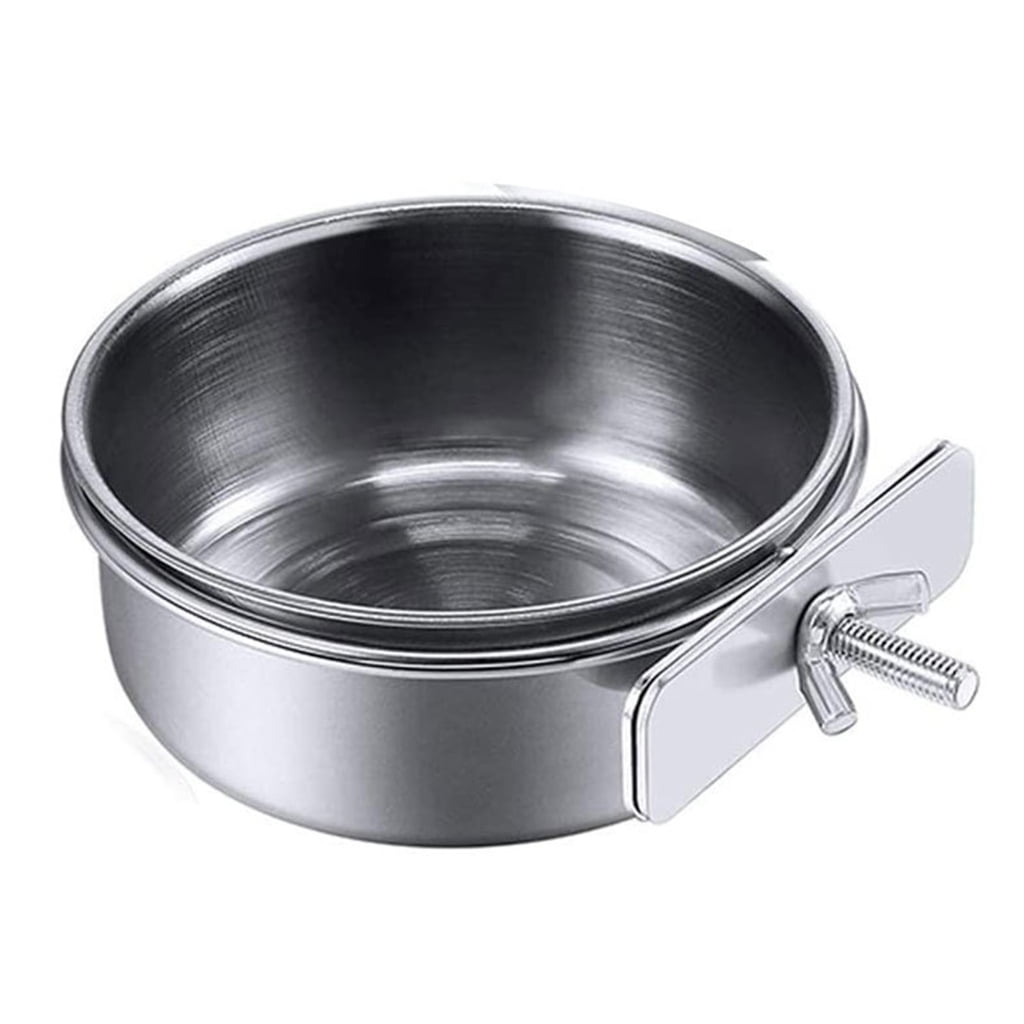 CIYISON Bird Feeding Dish Cups Parrot Food Bowl Clamp Holder Cage Cup ...