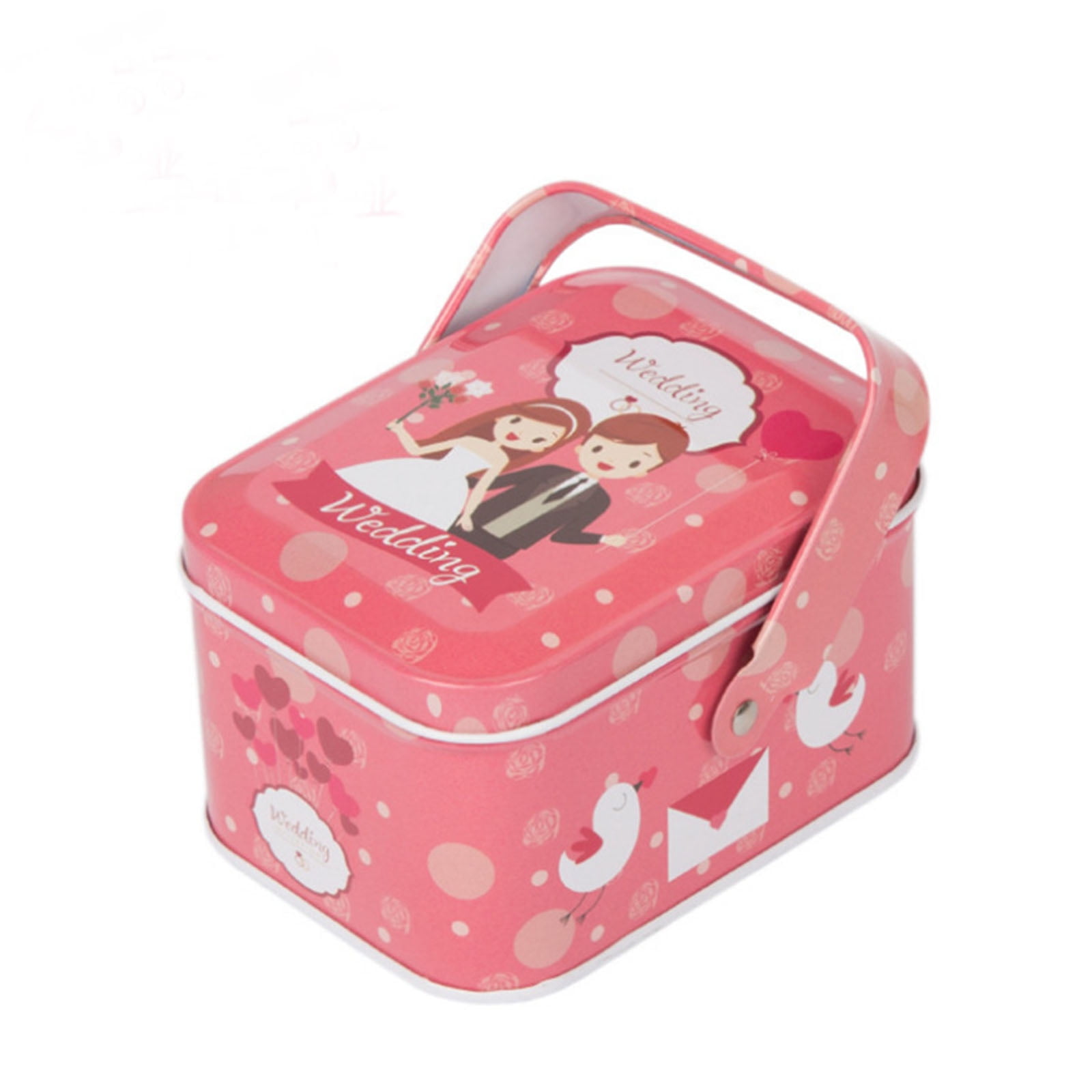 CIYISON Biscuit Storage Box Tinplate Cookie Tins Storage Box with ...