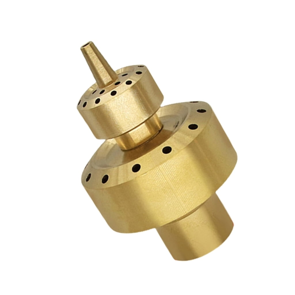 CIYISON Brass Fountain Flower Nozzle Head For Vertical Water Column ...