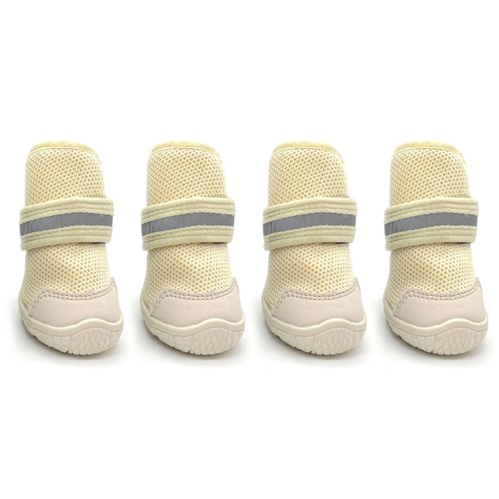 CIYISON Breathable Dog Shoes with Reflective Stripe Anti Slip Footwear ...