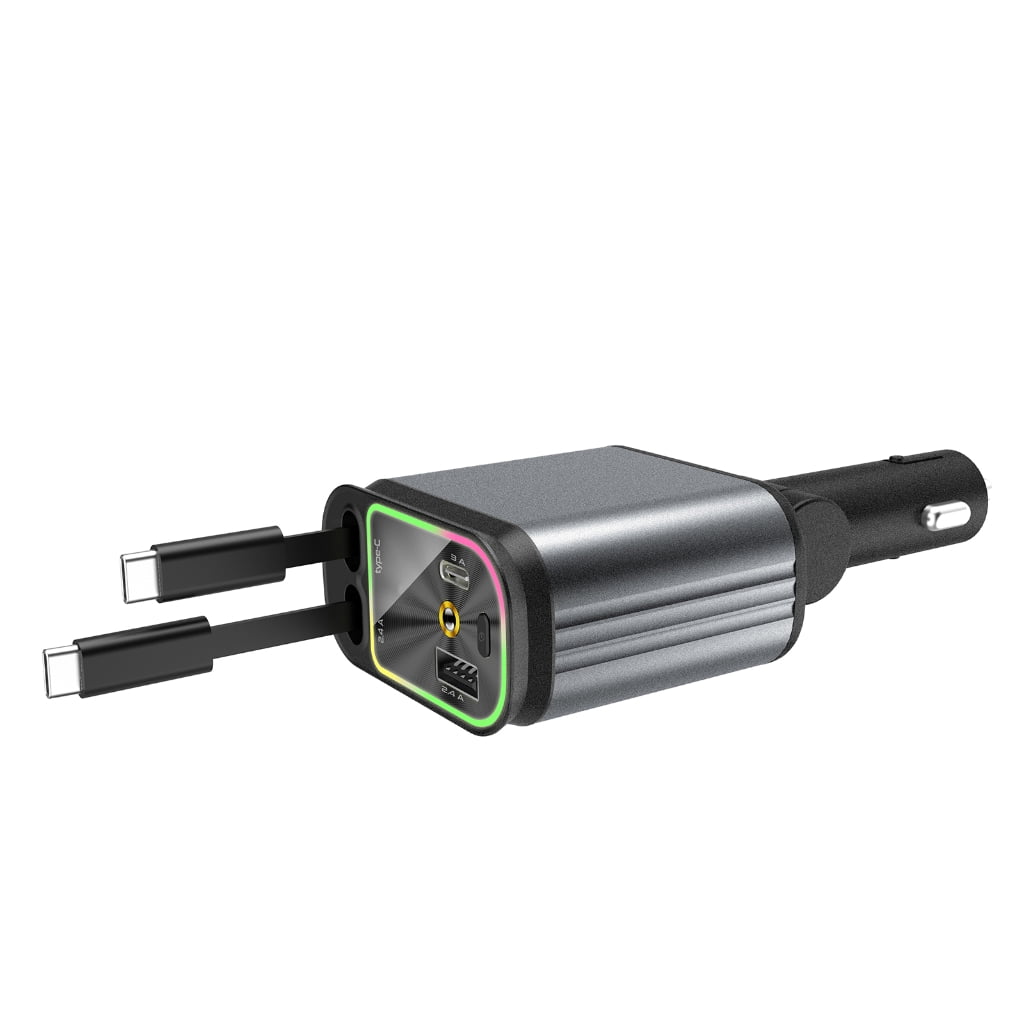 CIYISON Car Charging 180 Degree Adjustable Car Charging Adapter with ...