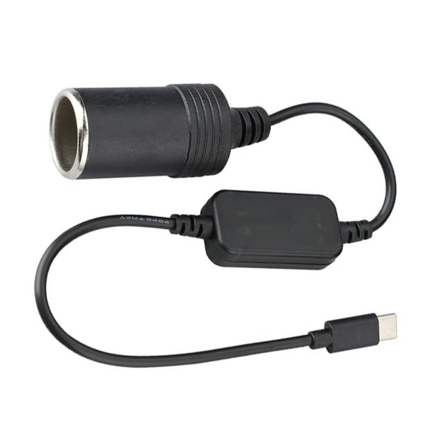 CIYISON Car Type C to 12V Lighter Socket Converters Power Cable for ...