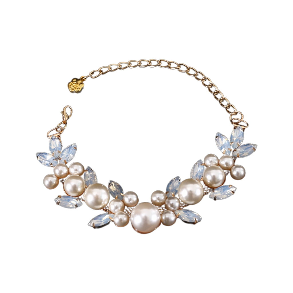 CIYISON Cats Necklaces Suit Collar Crystal Princess Collar Wedding ...