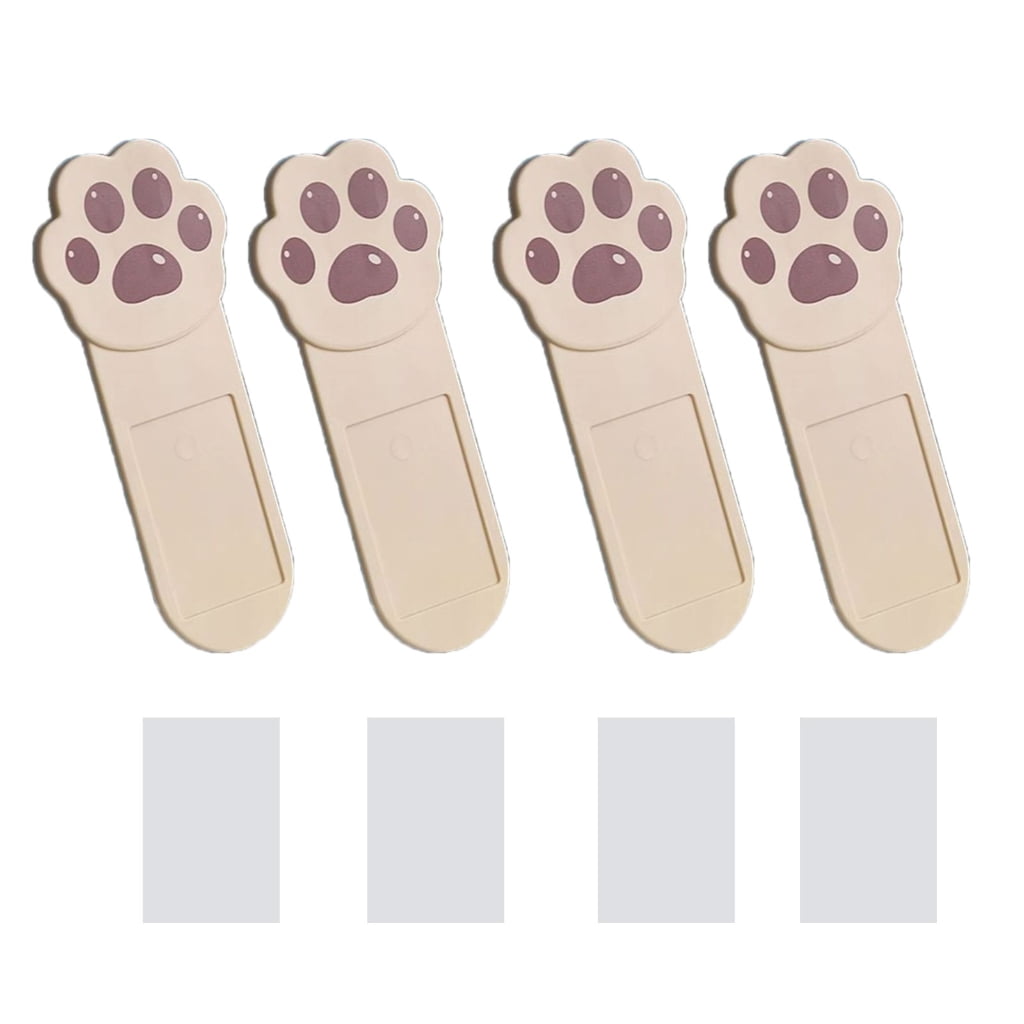 CIYISON Cats Paws Toilet Seat Handle 4pcs Adhesive Lifter Sanitary ...
