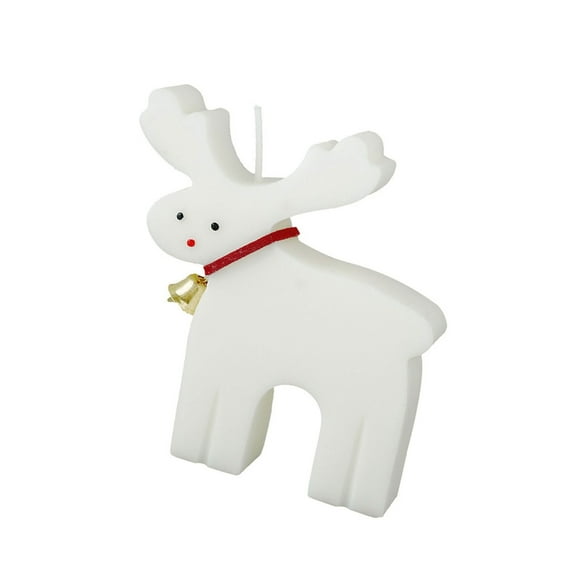 CIYISON Christmas Deer Shape Candle with Paraffin and Soybean Blend for ...