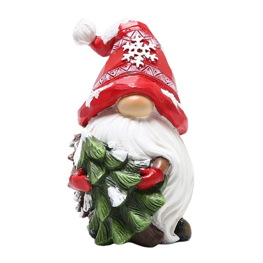 CIYISON Christmas Gnome Figurine Cute Gnomes Decorative Resin Sculpture ...
