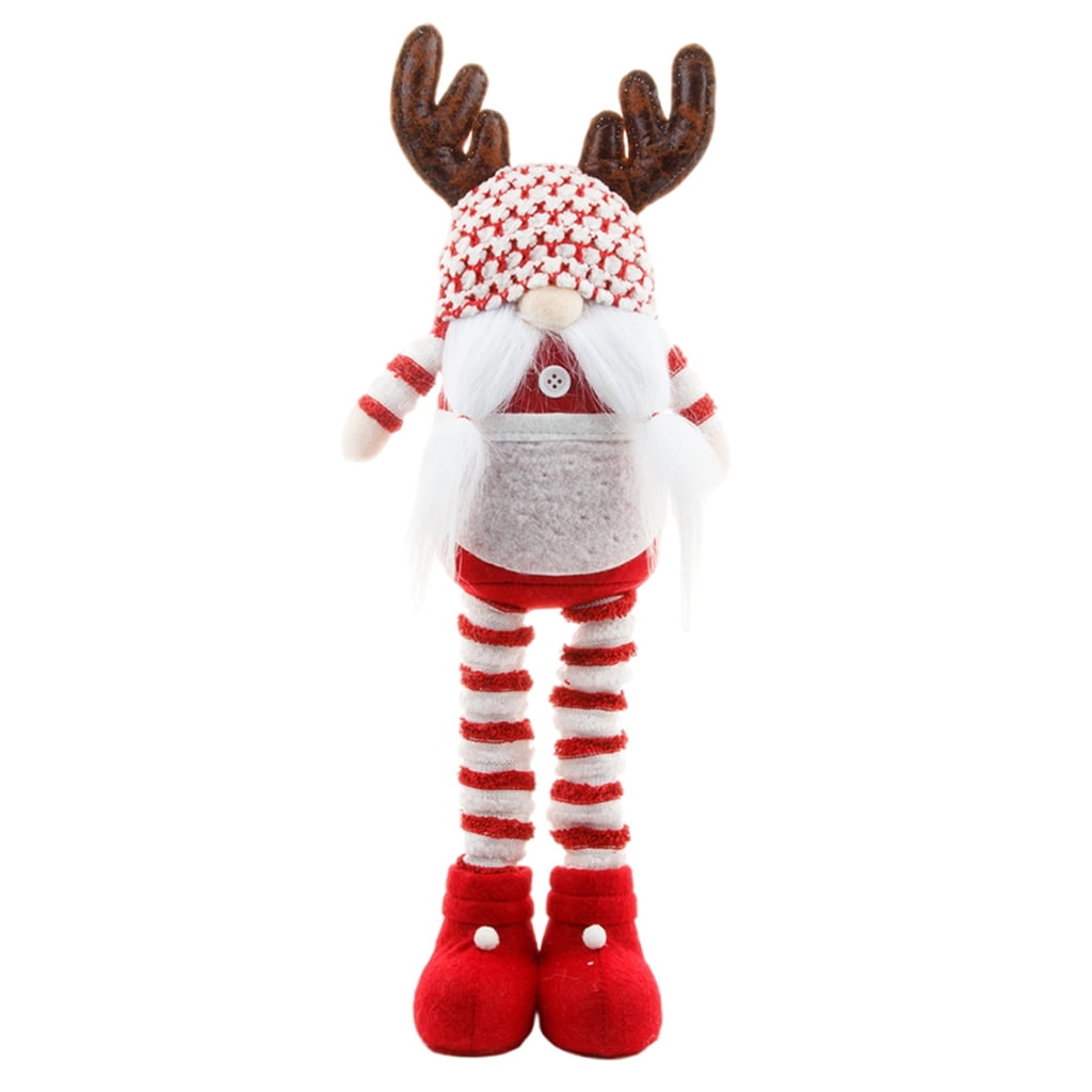 CIYISON Christmas Gnome Reindeer Swedish Tomte Gnome with Retractable ...