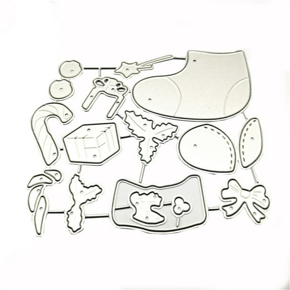 CIYISON Christmas Series Metal Cutting Dies Stencils for DIY ...