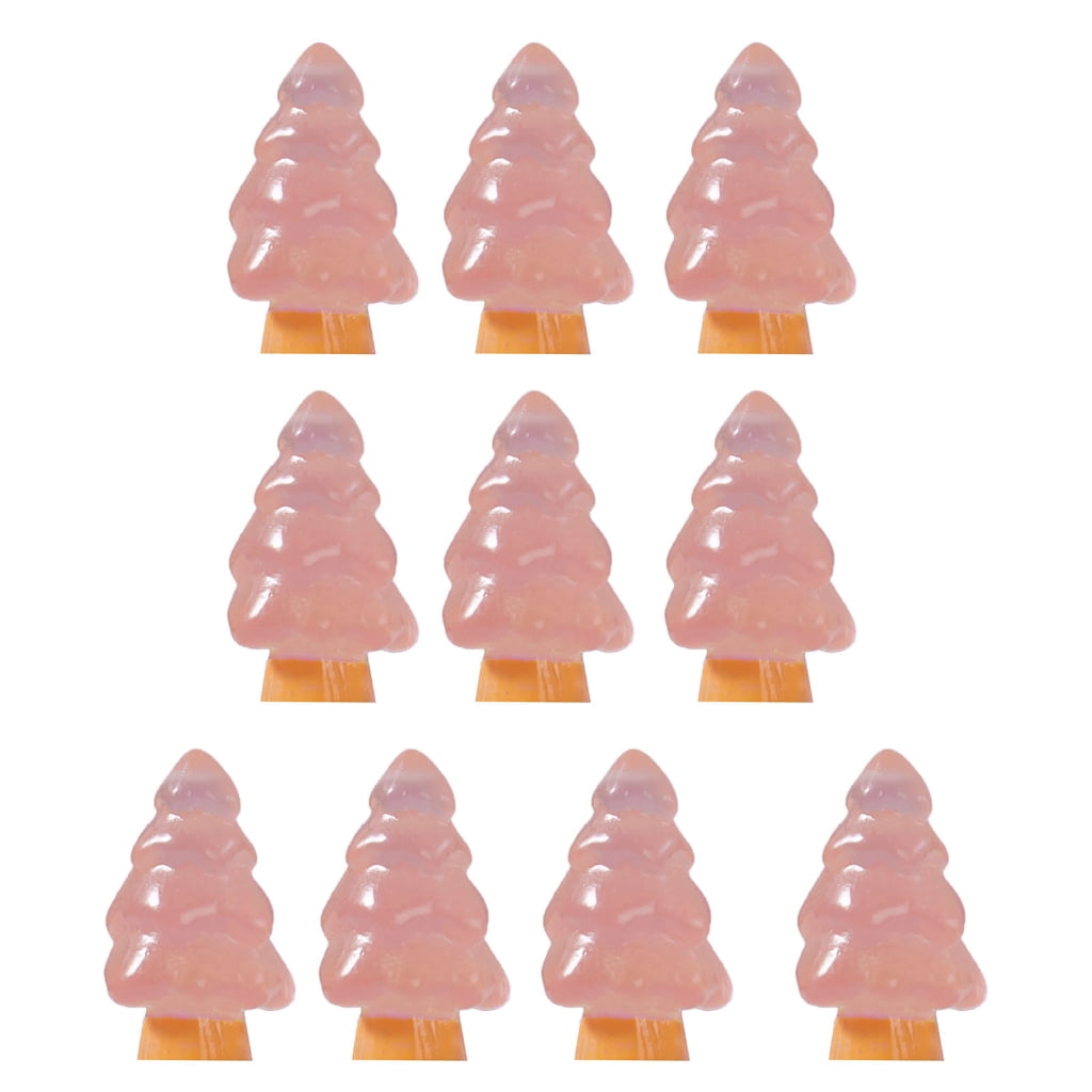 CIYISON Christmas Tree Snow Landscape Luminous Pendants Mini Glow in ...