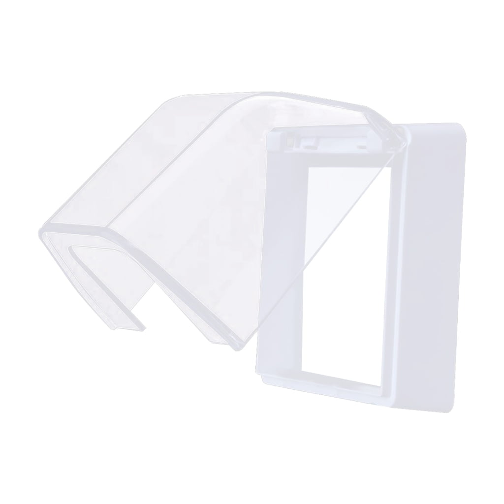 CIYISON Clear 86 Type Outdoor Socket Waterproof Box Plastic Electrical ...
