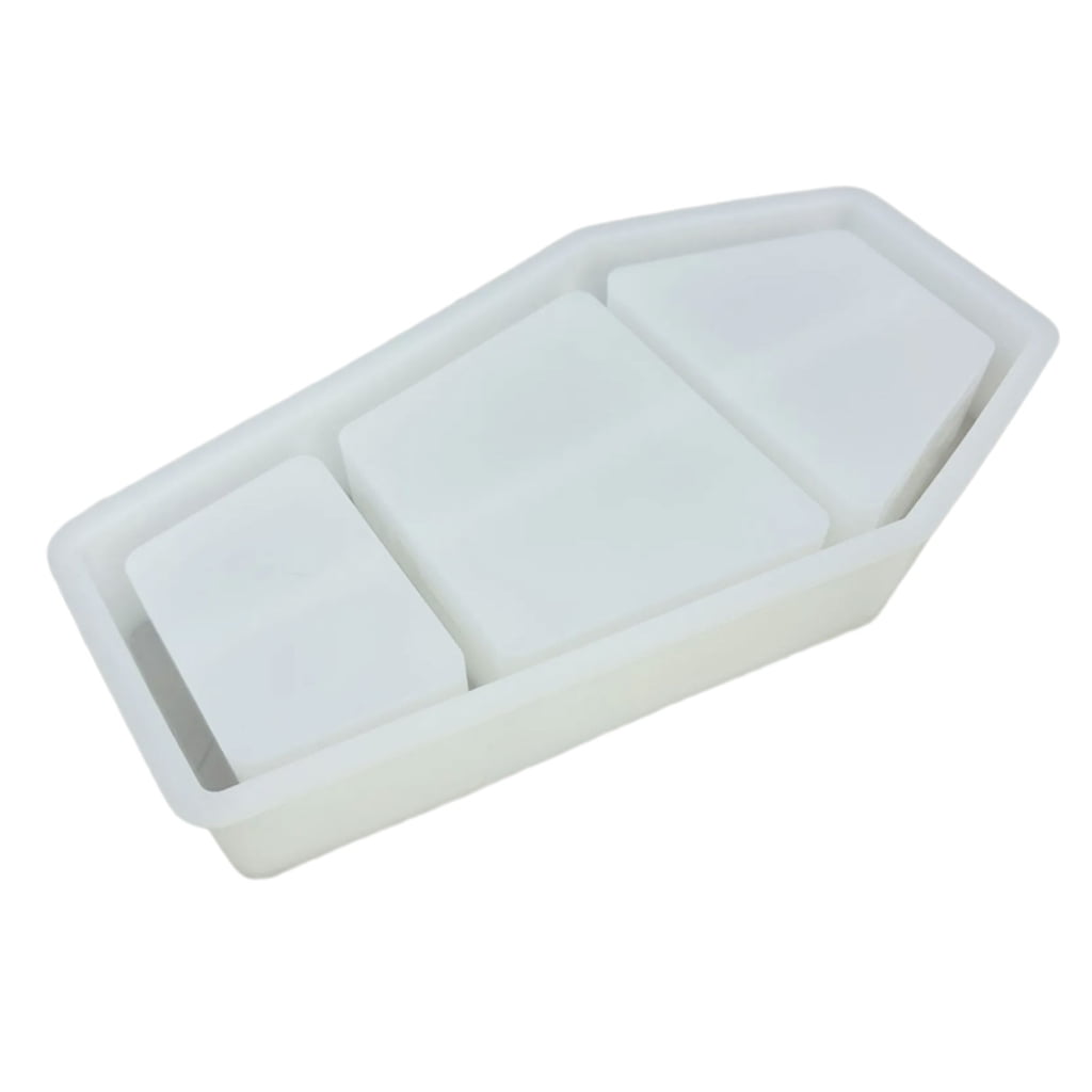 CIYISON Coffin Shaped Resin Tray Molds Jewelry Tray Molds for Making ...