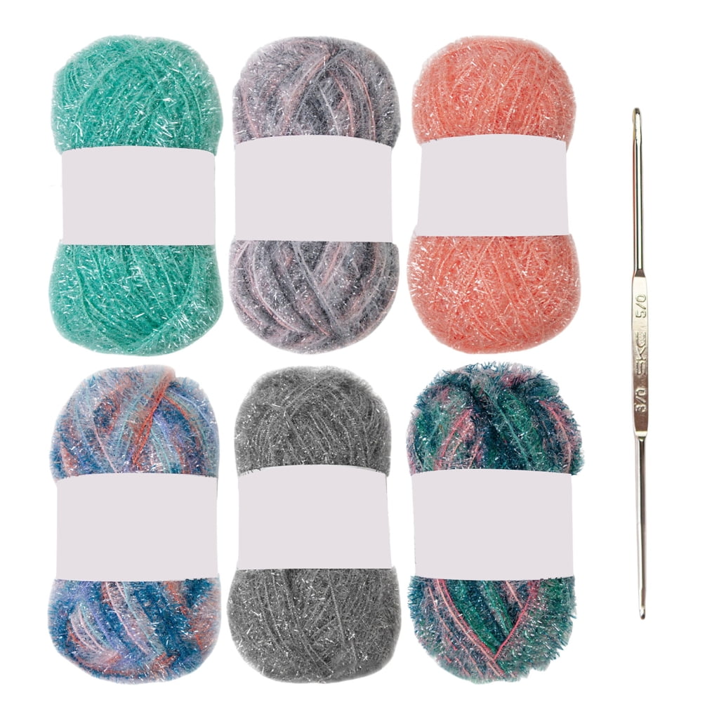 CIYISON Colored Scrubby Yarn for Dishcloths Washcloths Crocheting ...