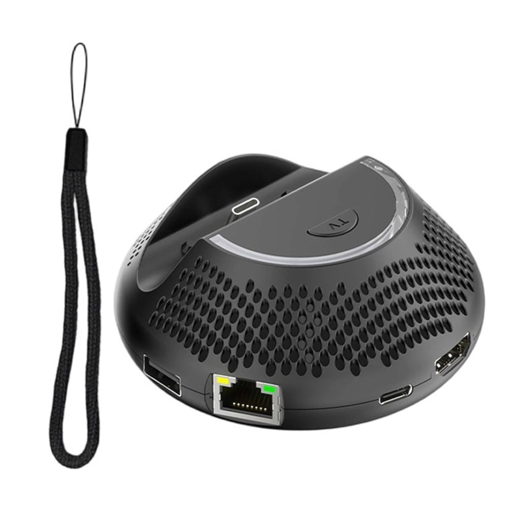 CIYISON Cooling Dock with Gigabit Ethernet Port LED Lighting 4K HDTV ...