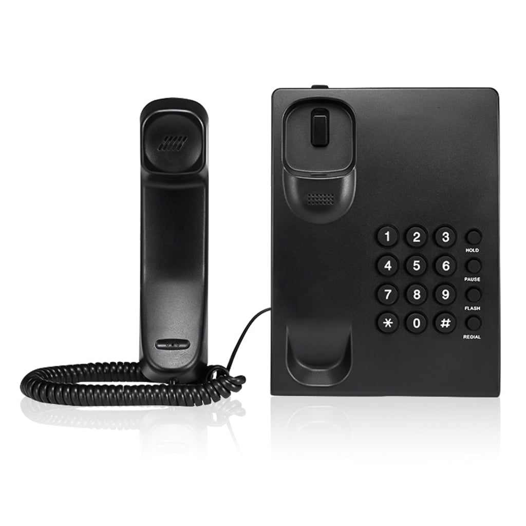 CIYISON Corded Landline Phone With Clear Sound and Quick Redial HOLD ...