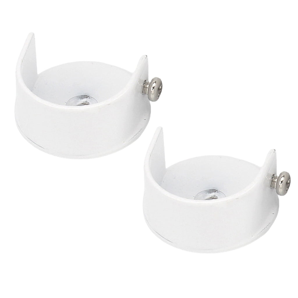CIYISON Curtain Rod Bracket Alloy Curtain Rods Brackets for 28mm Rods ...