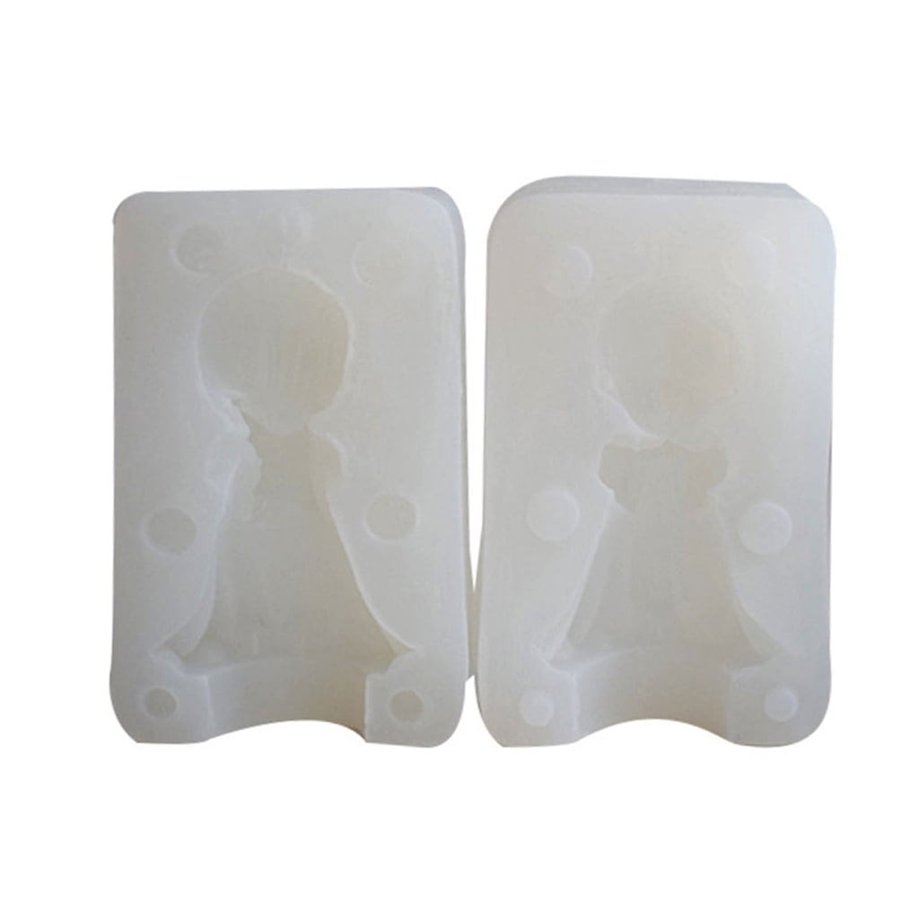 CIYISON DIY Angel Boys Girls Silicone Molds Epoxy Resin Mold for Making ...
