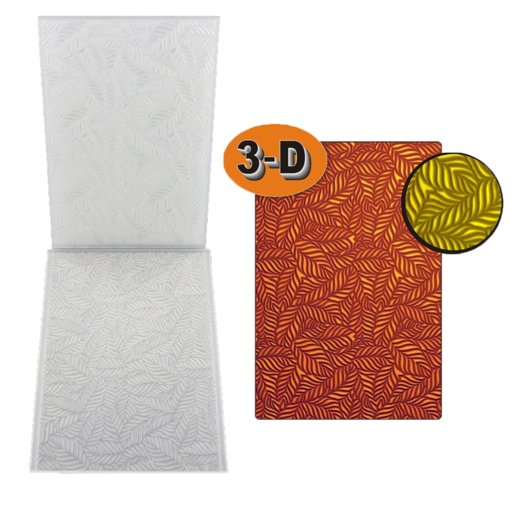 CIYISON DIY Plastic Embossed Plate 3D Flower Embossing Template Folders ...