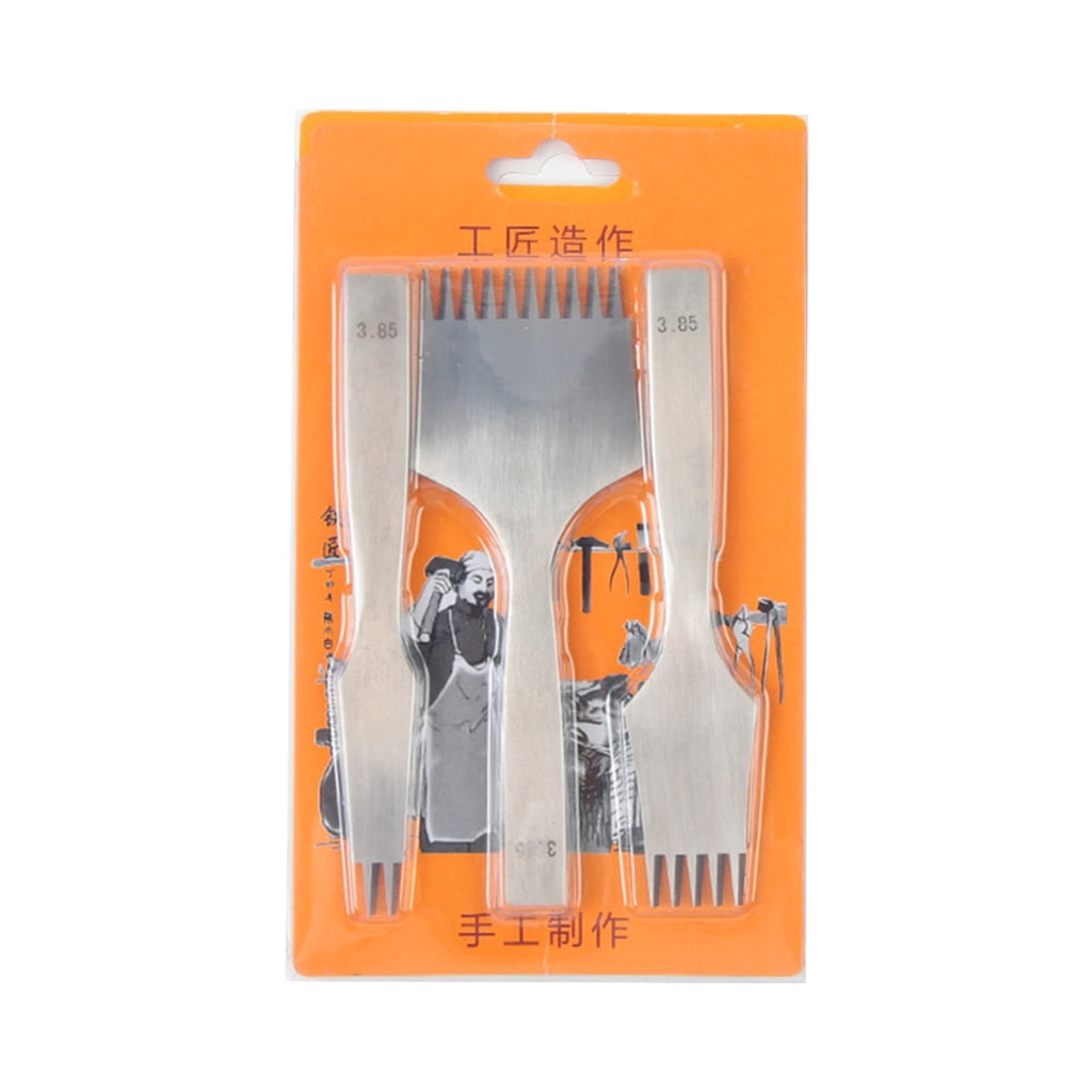 CIYISON DIY Punching Pricking Leathers Prong Punch Tools, 2/5/10 Prong ...