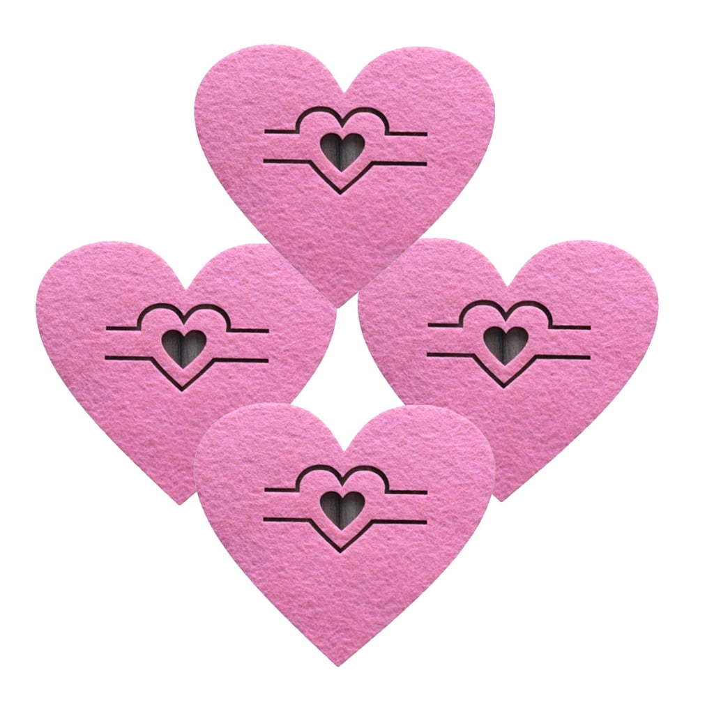 CIYISON Delicate Valentine's Heart Designs Utensils Holders For Couple ...