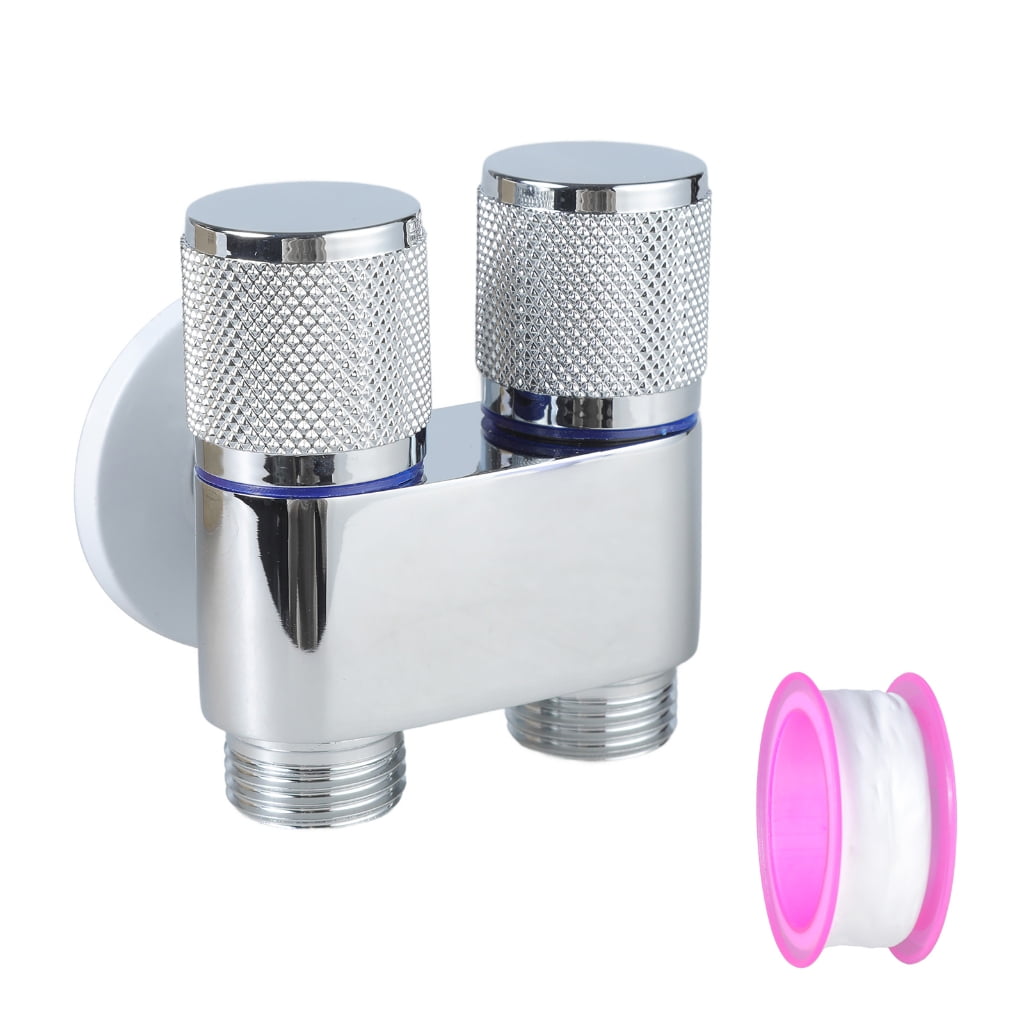 CIYISON Double Control Valves Washing Machine Toilet Stop Valves ...