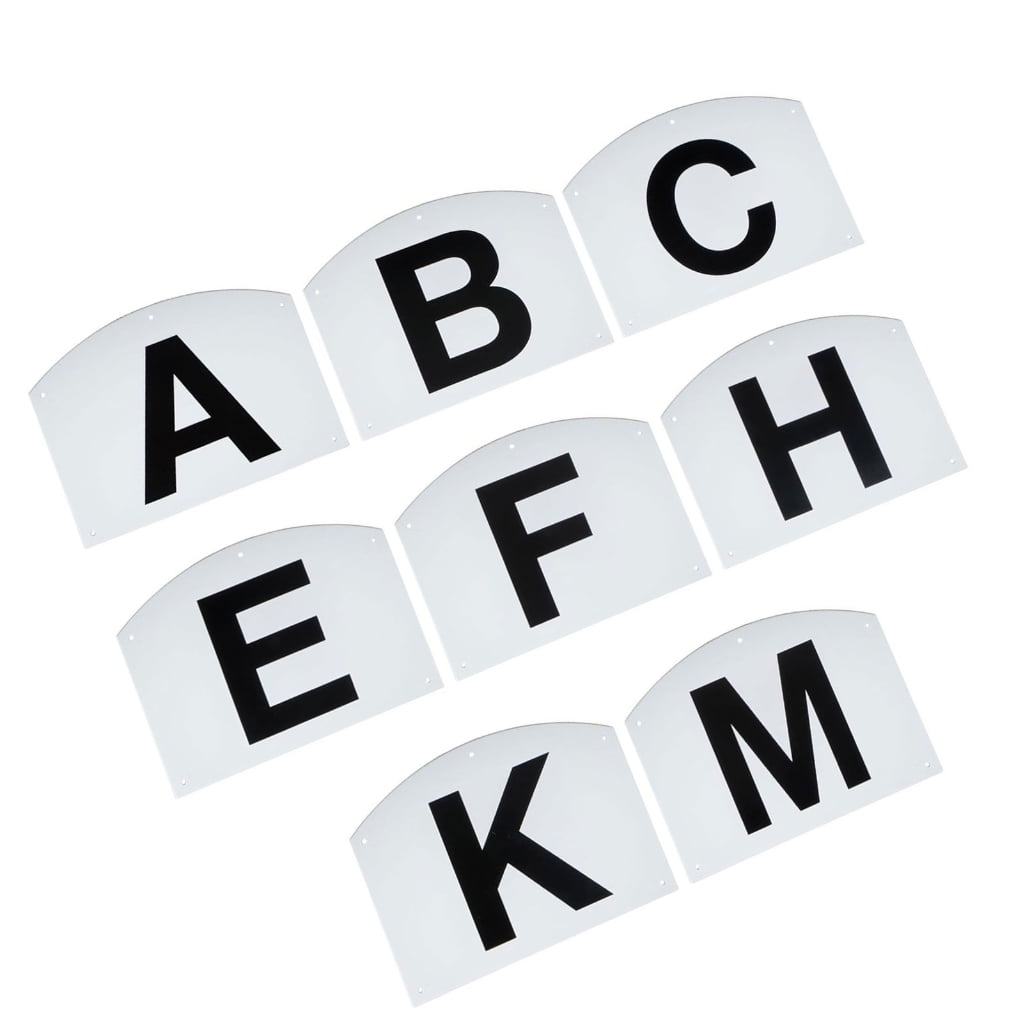 CIYISON Dressage Markers Wall Mount Arenas Dressage Letters for ...