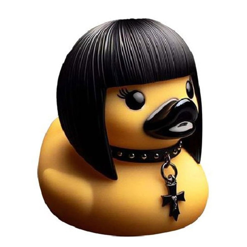CIYISON Duck Figurine Satanic Duck Punk Duck Death Rock Duck Lady Goth ...