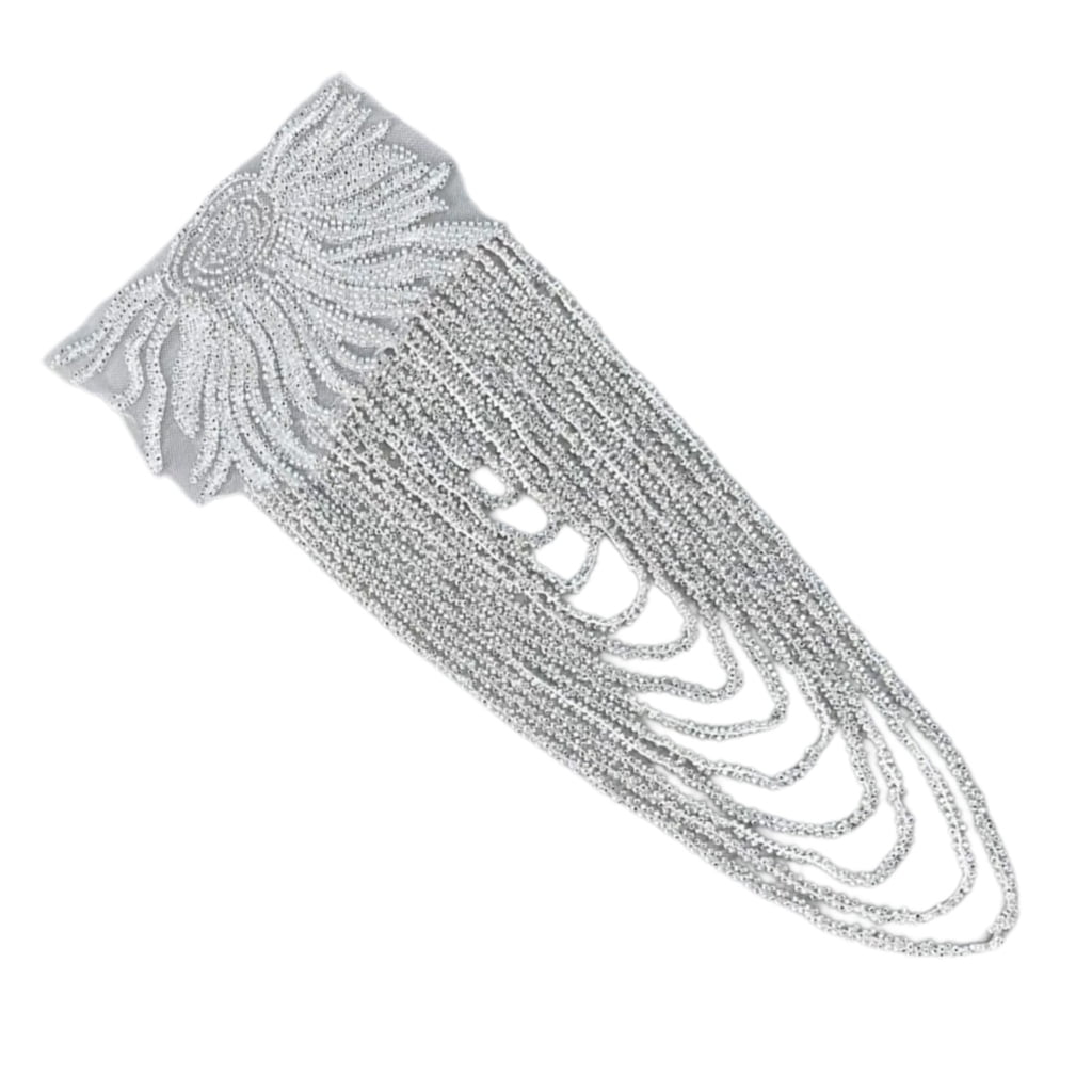 CIYISON Durability Sequins Epaulet Tassels Chain Shoulder Embellishment ...