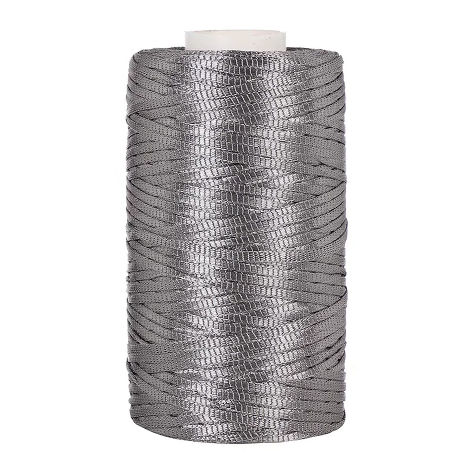 CIYISON Eco-Friendly Acrylic Knitting Yarn 50g Silk Satin Cord Flat DIY ...