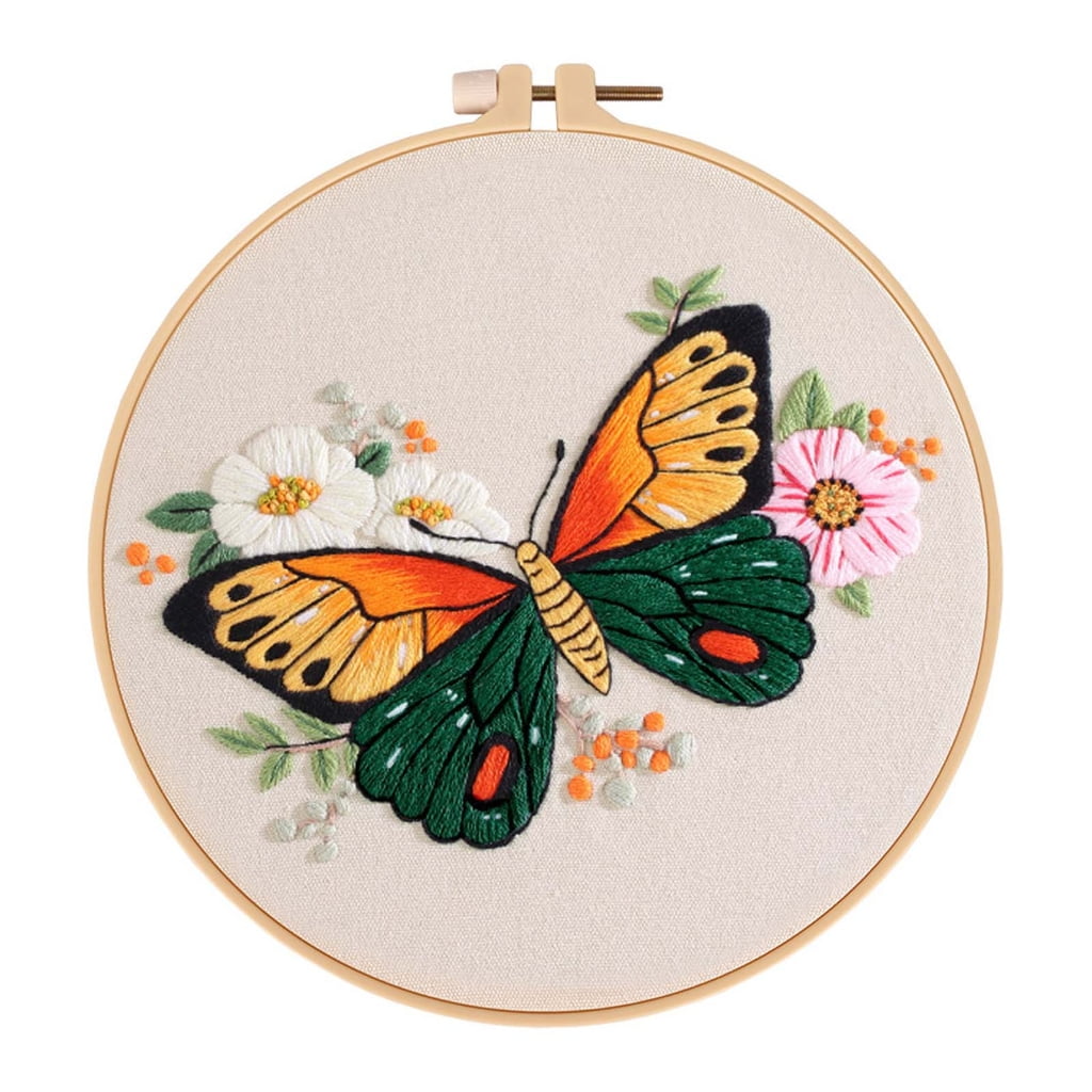 CIYISON Embroidery Stitch Practice Embroidery Kits for Beginners with ...