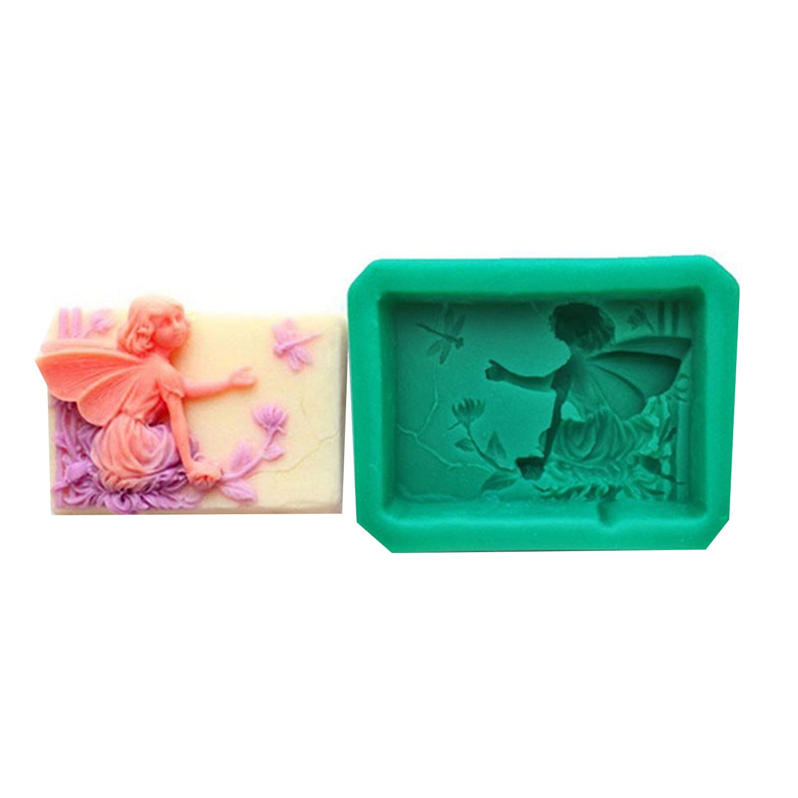CIYISON Fairy Shape Silicone Fondant Molds Cake Decorating Tools Candy ...