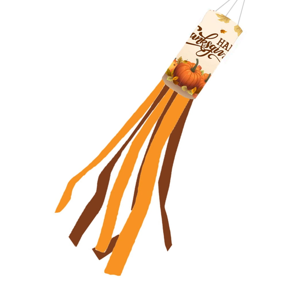 CIYISON Fall Thanksgiving 28inch Windsock Yard Decoration Weatherproof ...